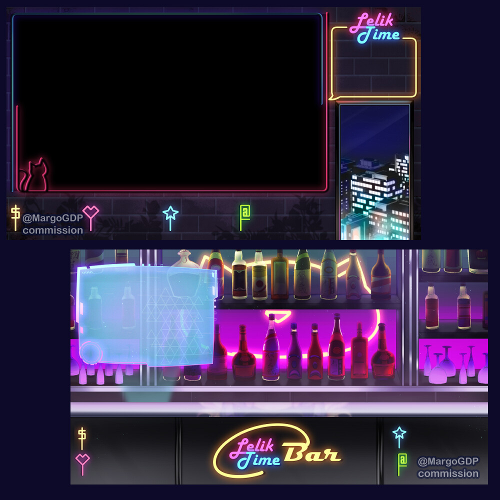 ArtStation - Vtuber Twitch Layout