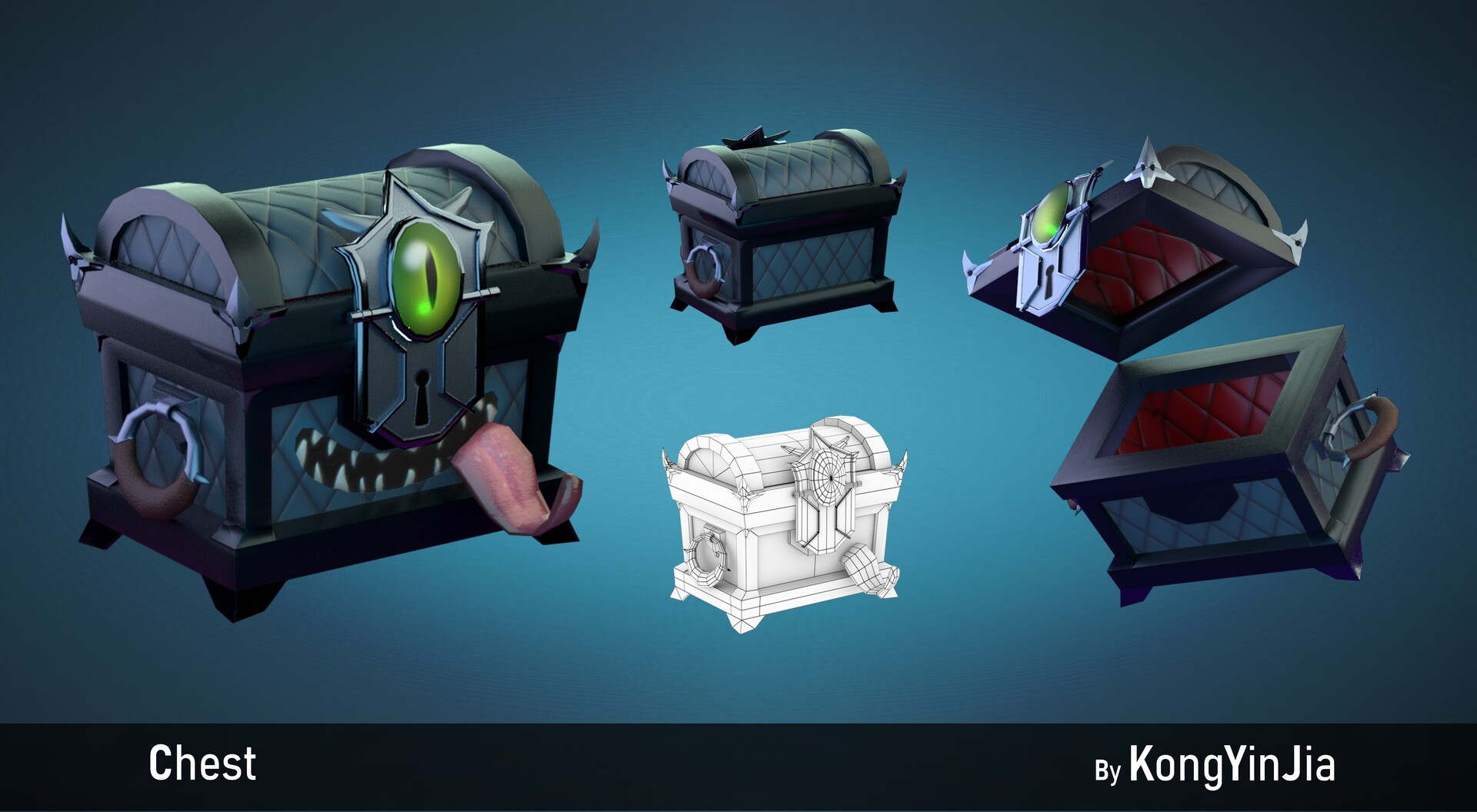 ArtStation - 3D Concept Living Chest