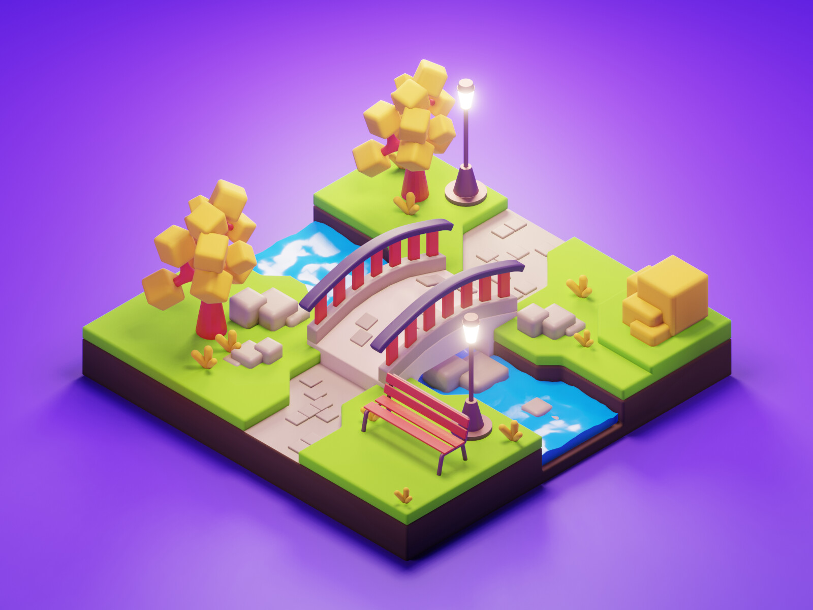 Ethan Duong - Polygon Runaway - 3D Character and Illustration