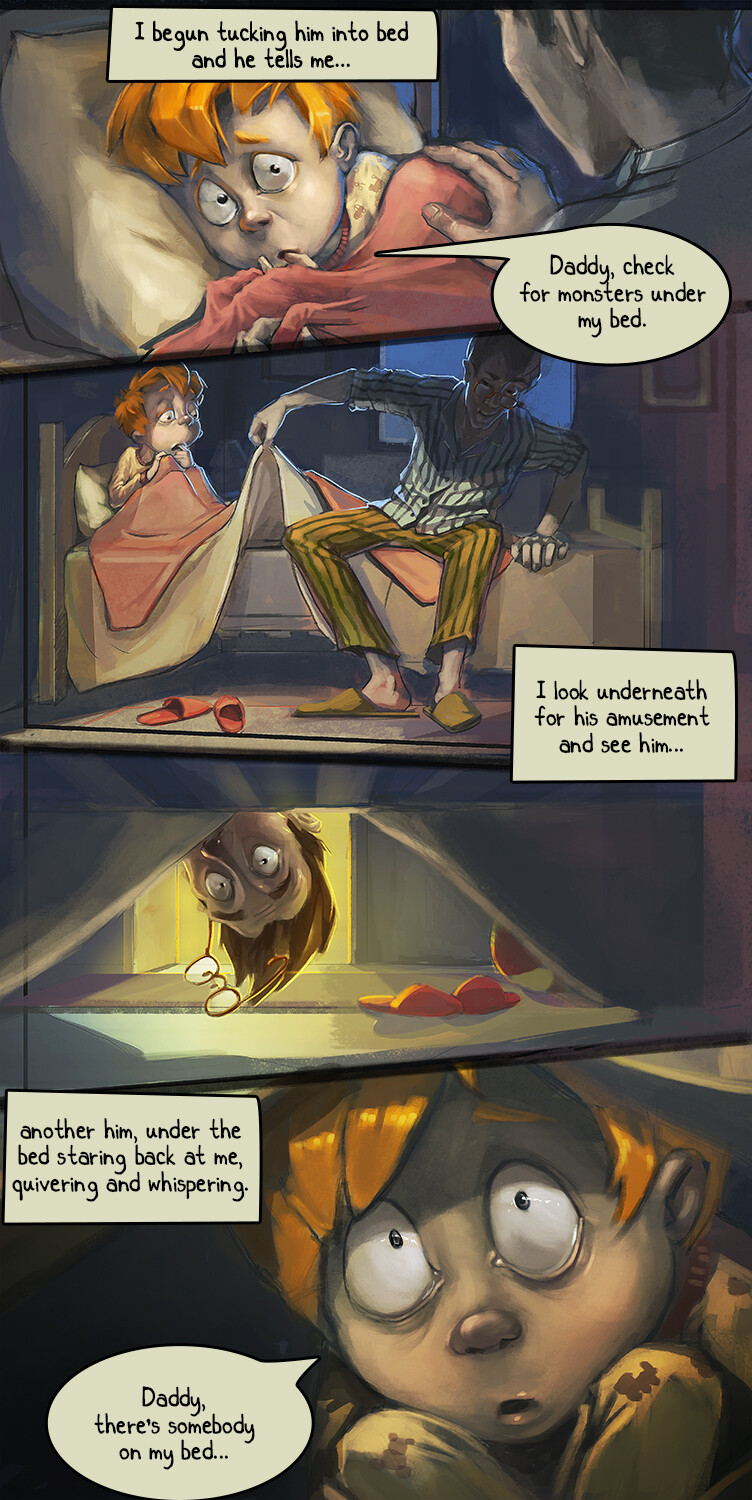 demon under bed comic