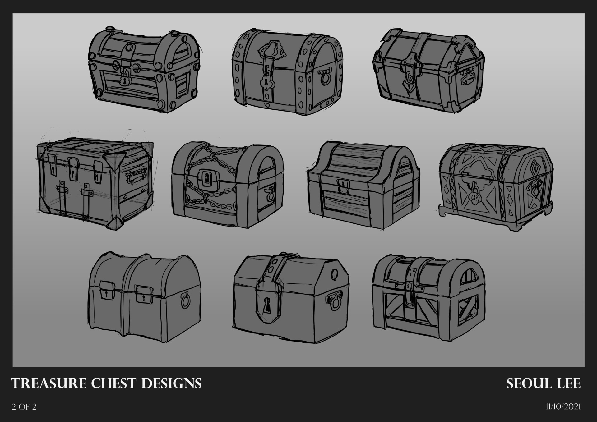 Treasure Chest Painting Ideas