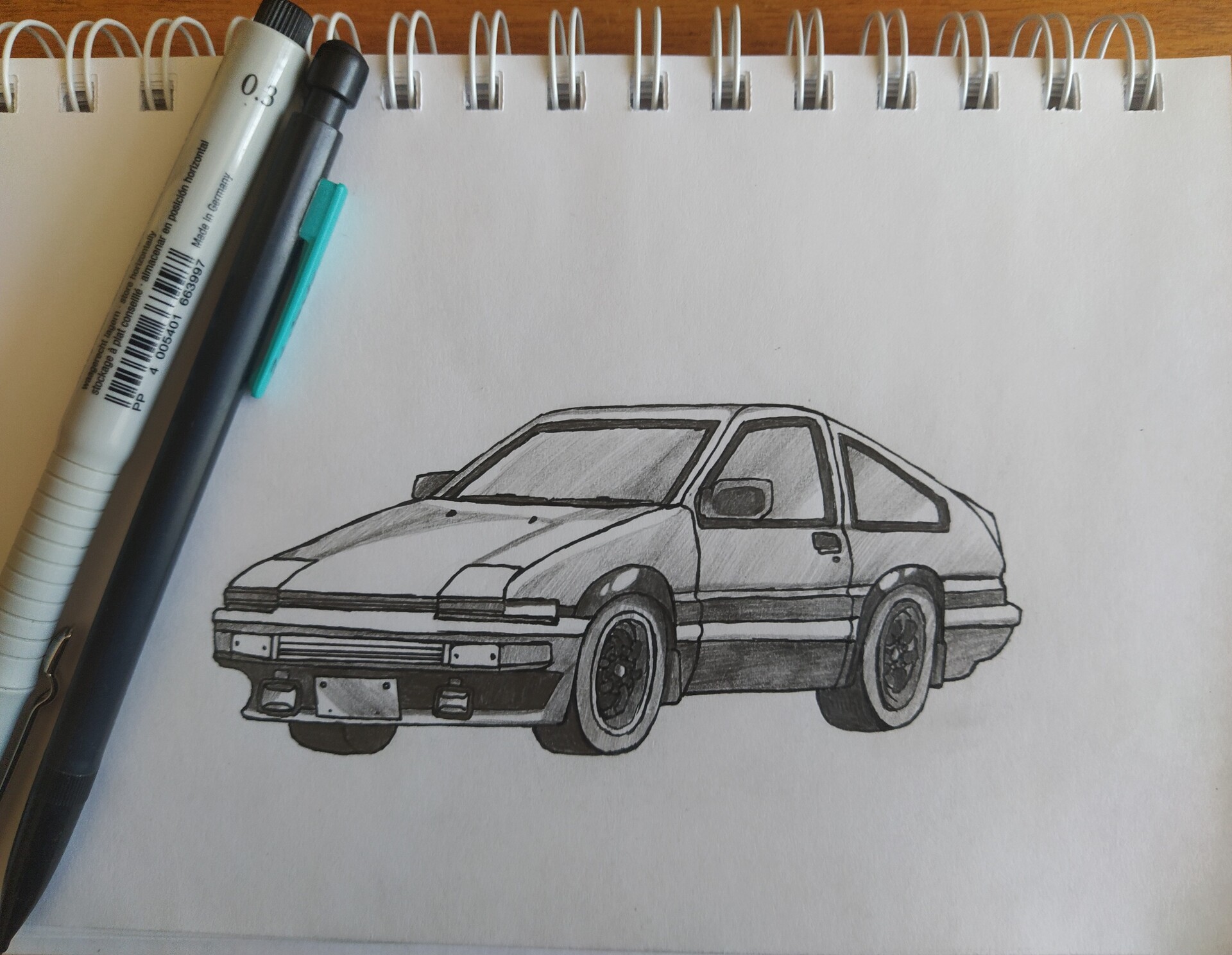 ArtStation - Toyota ae86