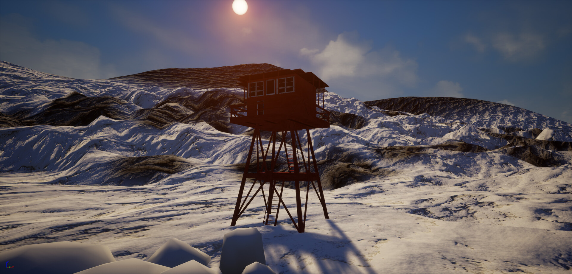 ArtStation - Watch Guard Tower and Campaign Tent