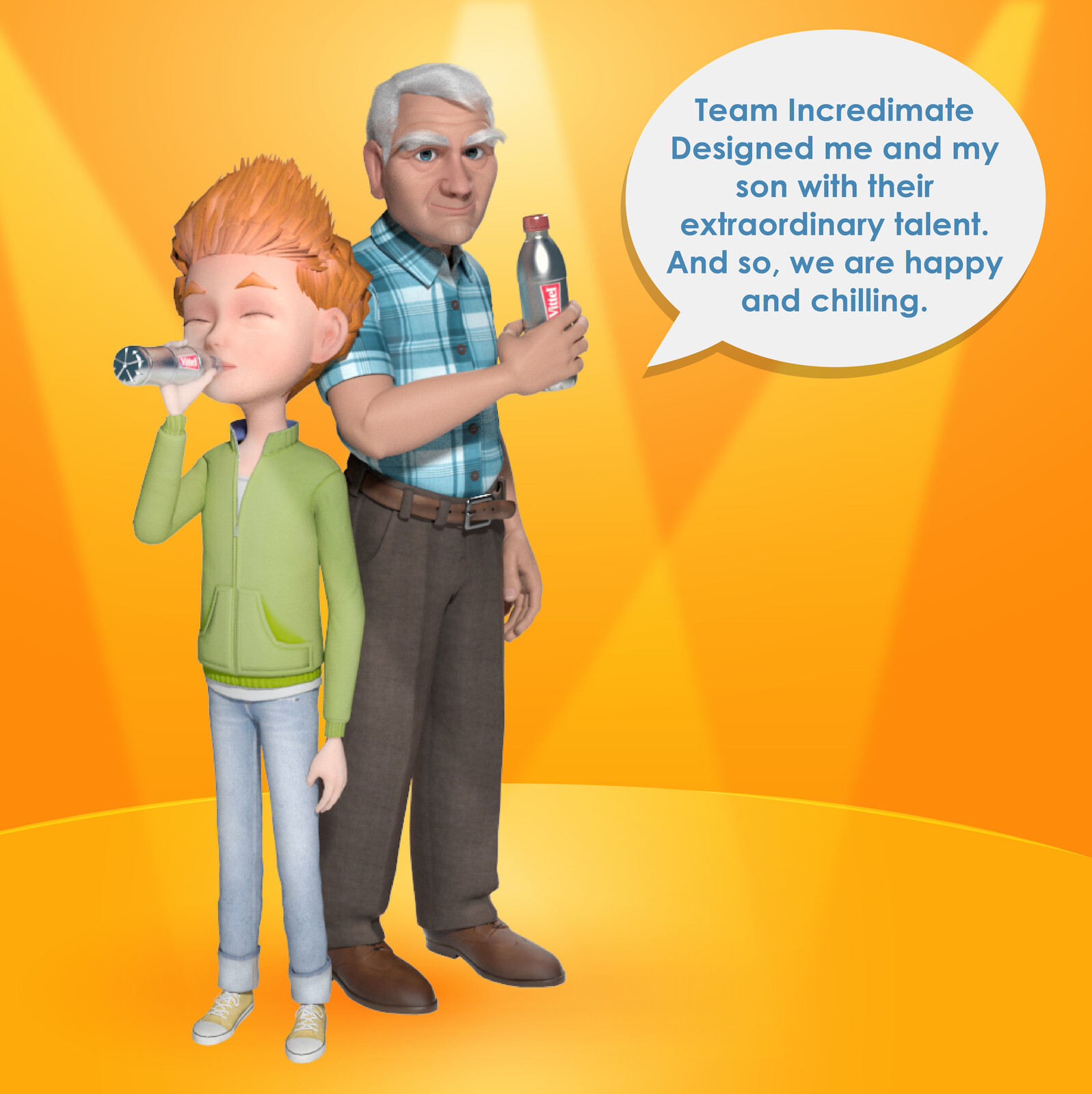 Incredimate Studio - 3D characters for advertisement