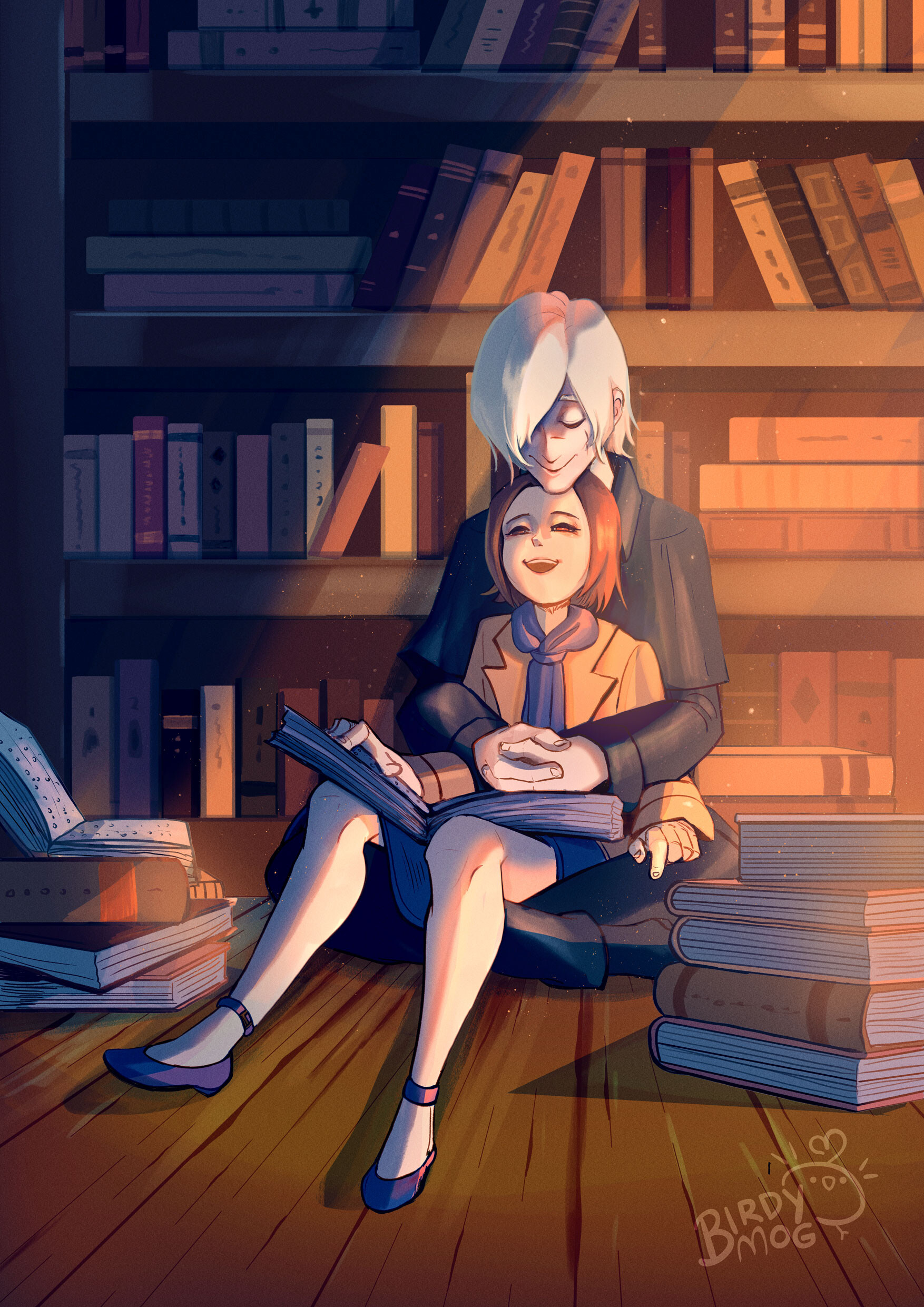 ArtStation - They're reading books