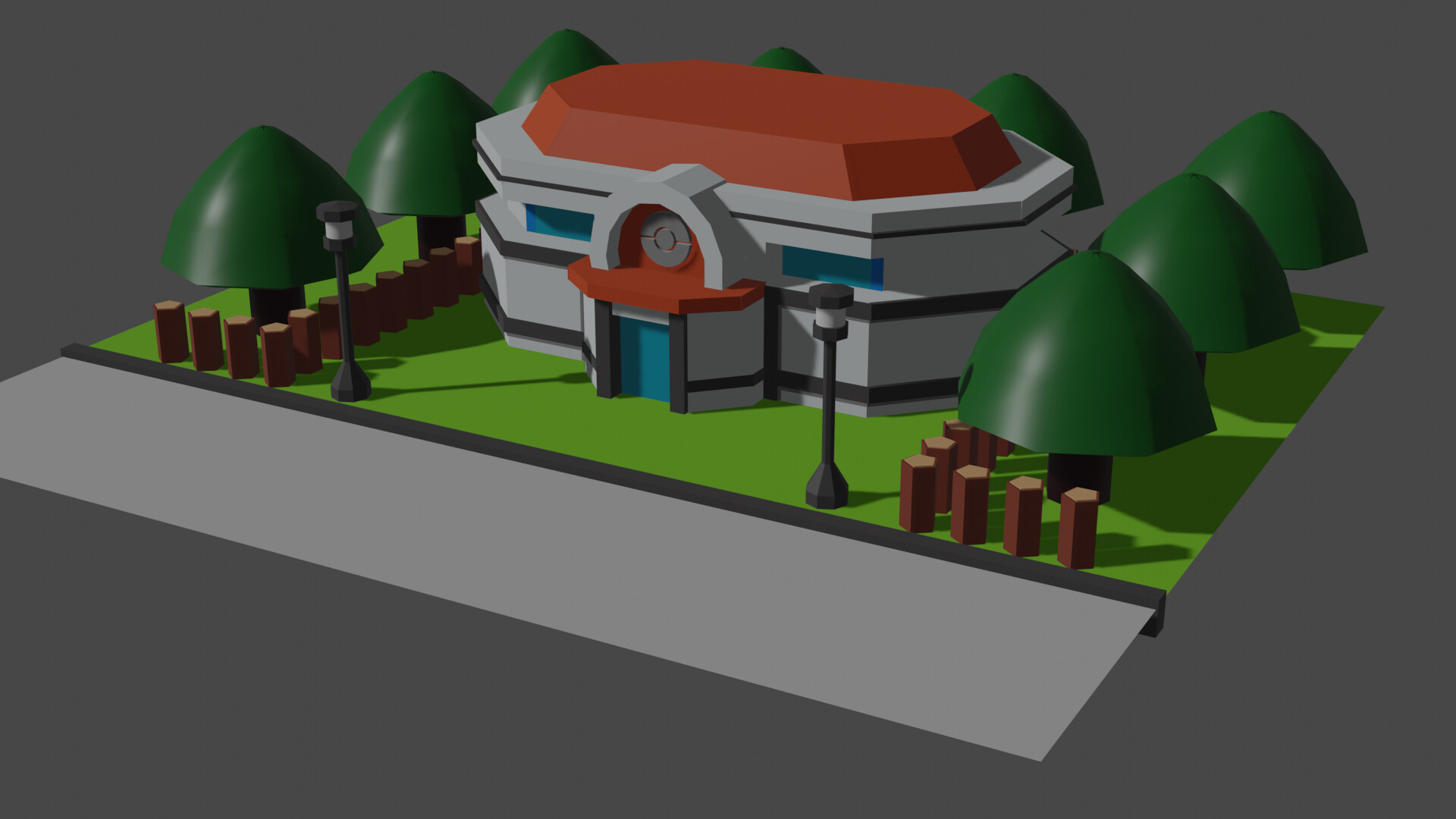 ArtStation - PokeCenter | Blender | October 2021