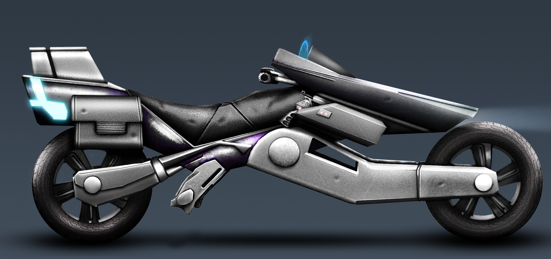 ArtStation - Motorcycle from "Deadly ride"