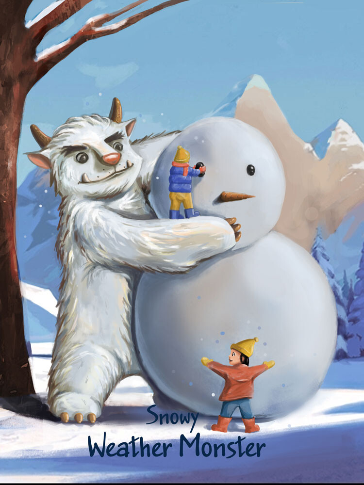 ArtStation - Weather Monster - Snowy