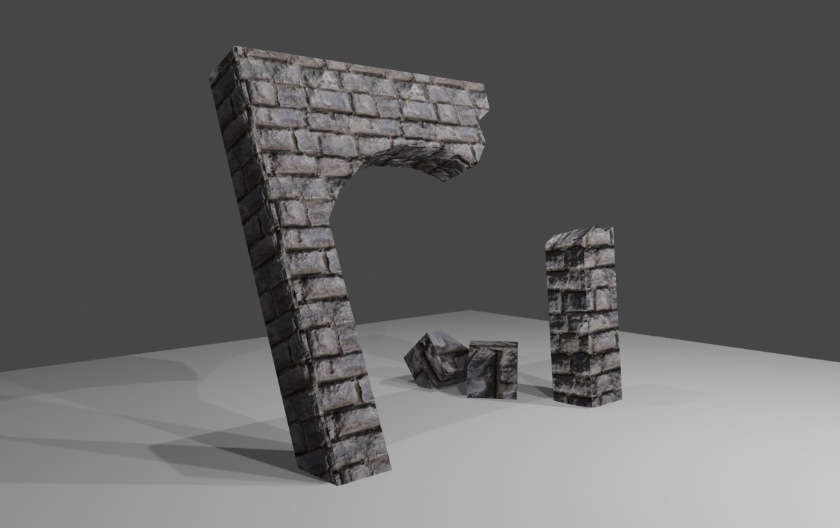 ArtStation - Medieval Ruins