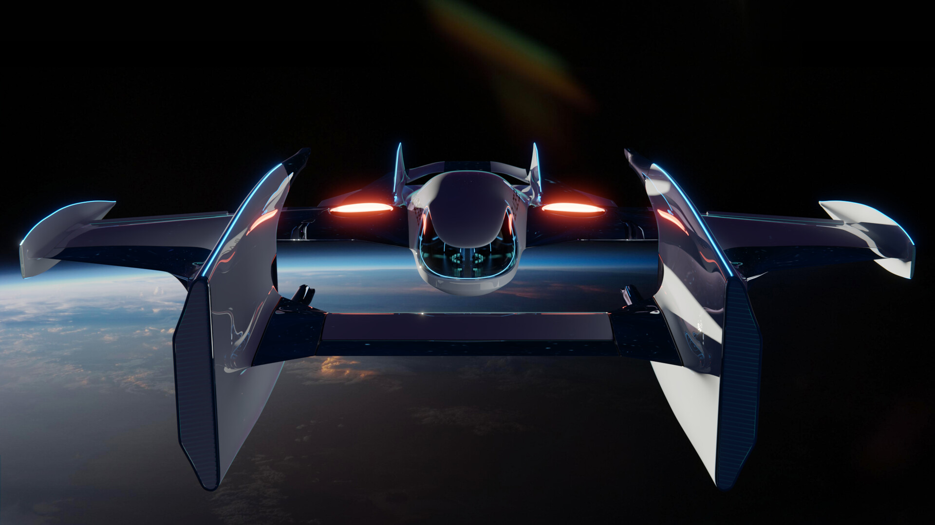 ArtStation - Spaceship Model (concept by Richard Wright)