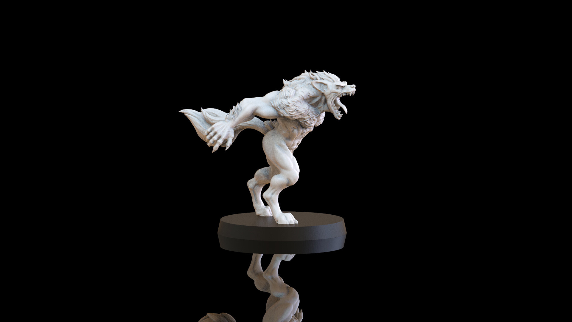 ArtStation - Werewolf Roar