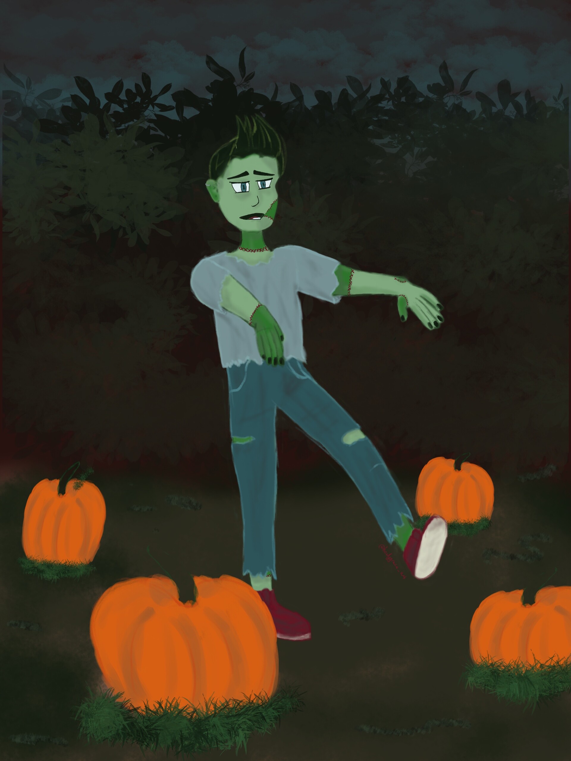 ArtStation - Zombie boy