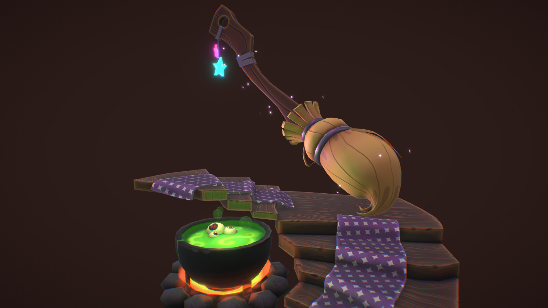 ArtStation - Magical Room - Hand Painted