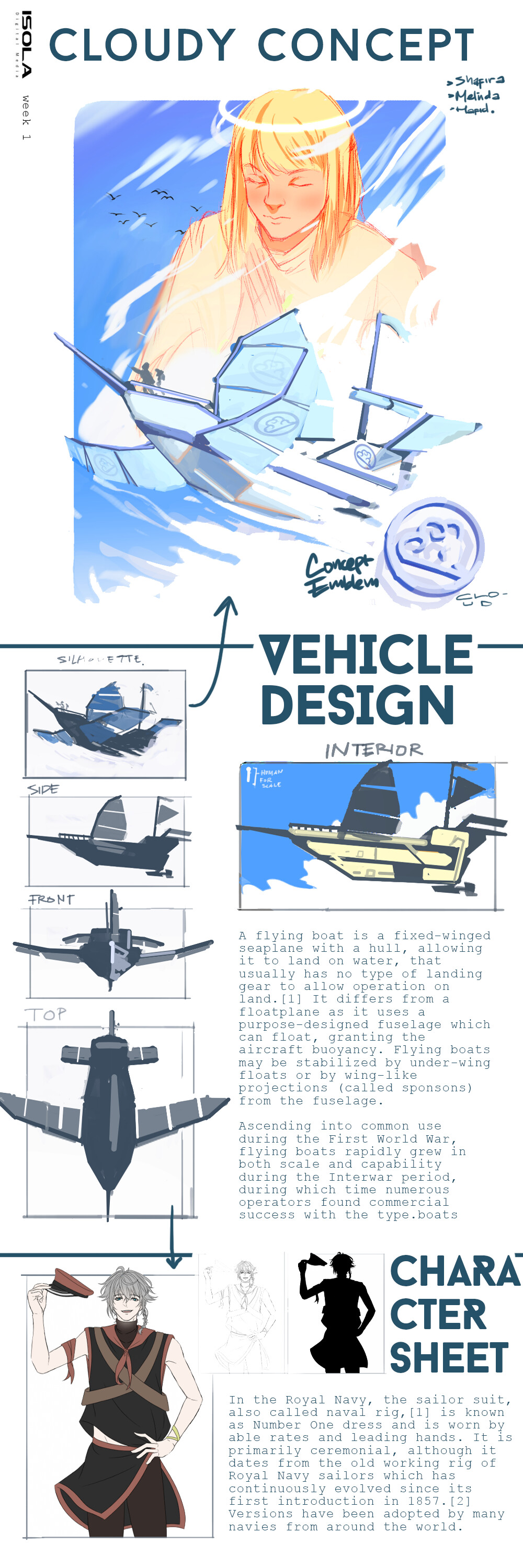 ArtStation - Concept art Collab: Artbootcamp @ 'Isola Digital Media' week 1