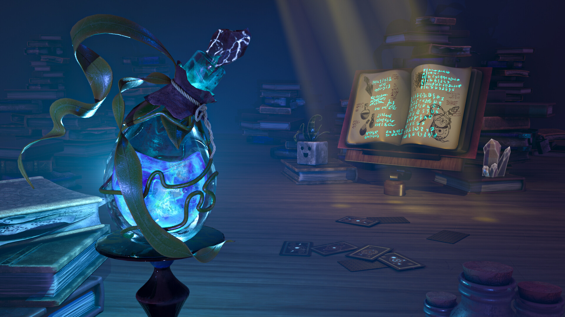 ArtStation - Alchemy Desk