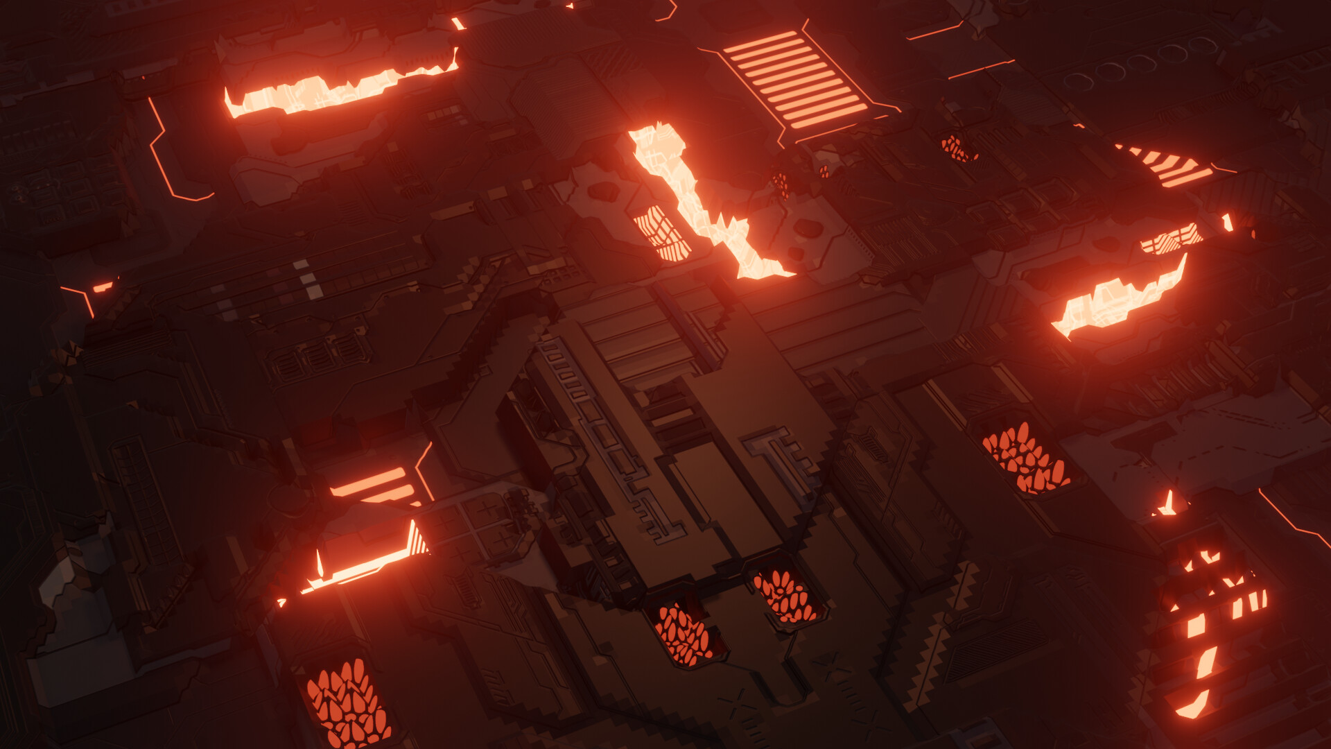 ArtStation - Microchip Desktop Wallpaper | Red Varient
