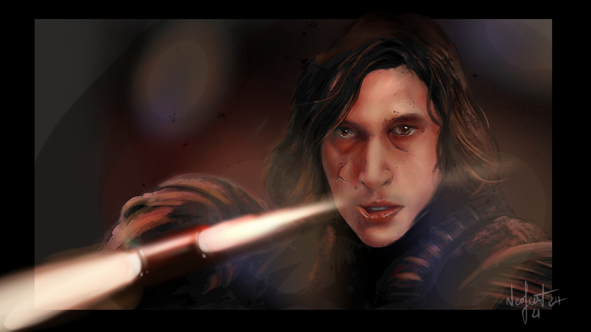 ArtStation - Adam Driver star wars