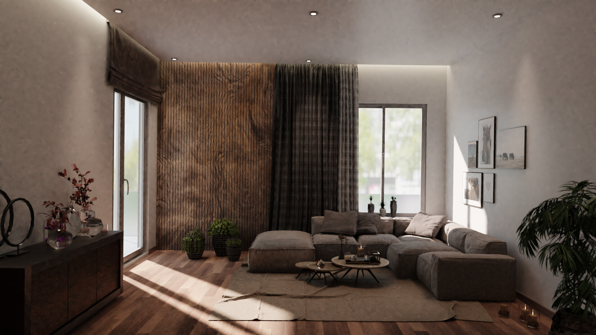 ArtStation - Realistic Living Room Render | Blender 2.90