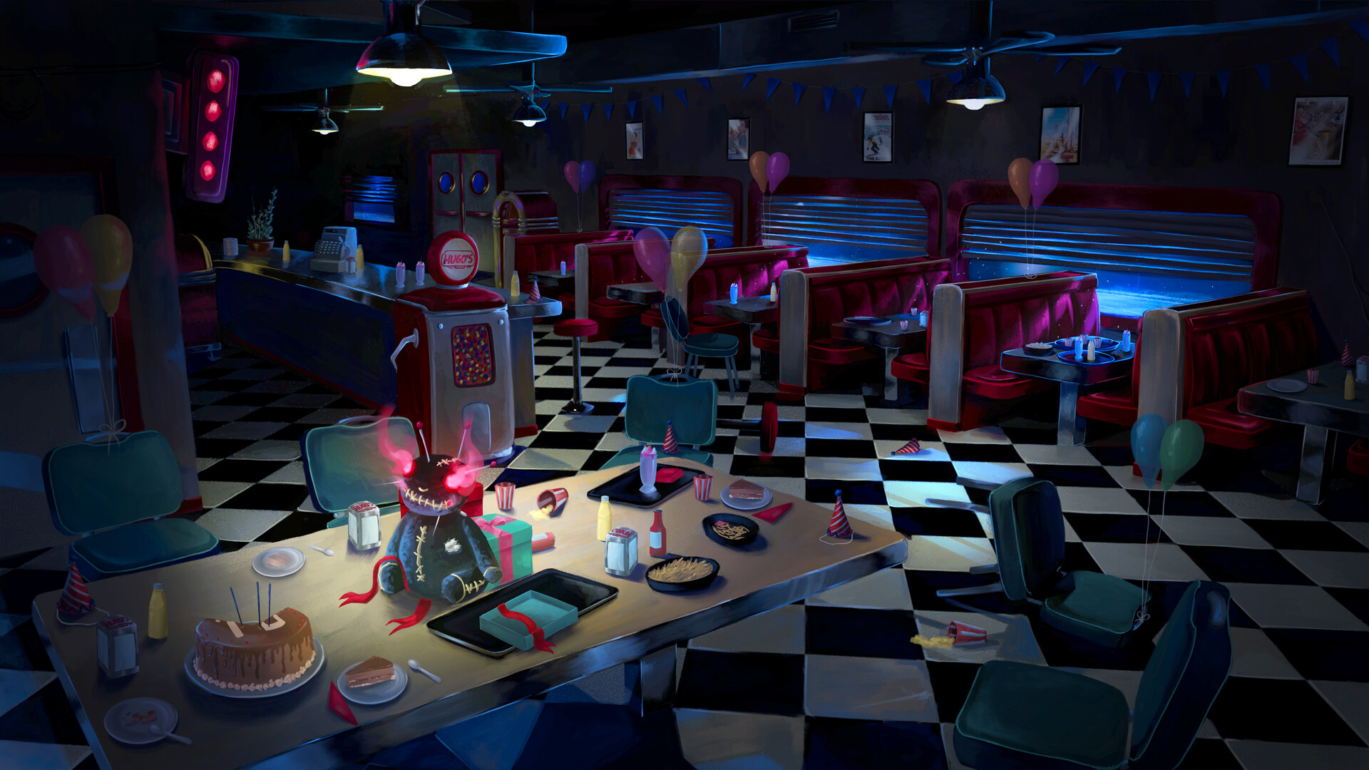 ArtStation - Creepy Diner