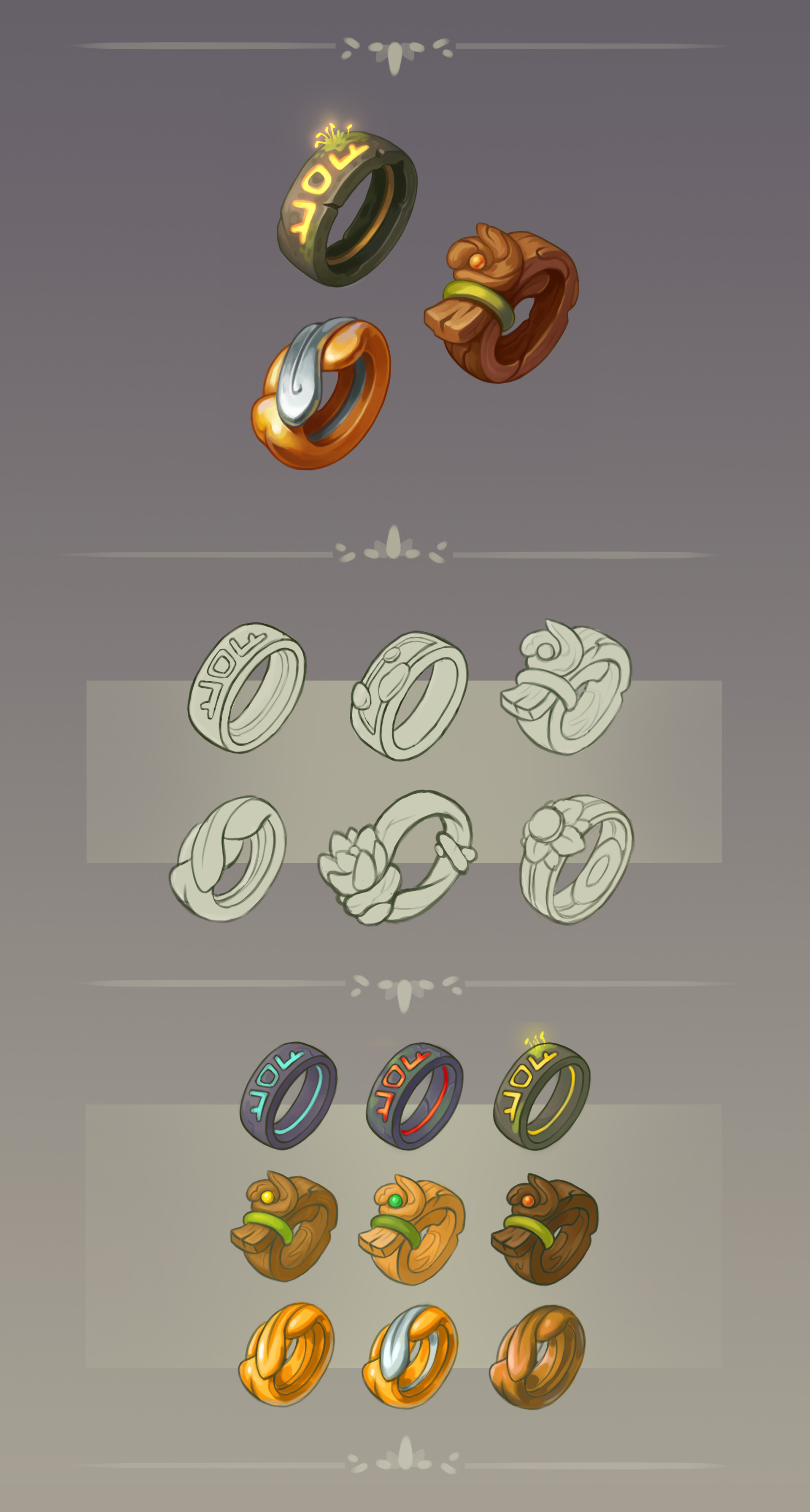 ArtStation - Magic Rings