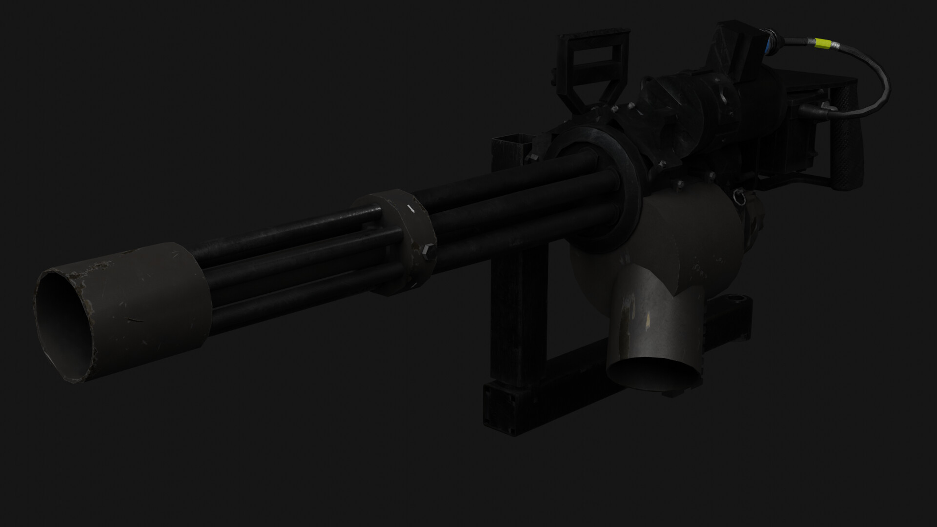 ArtStation - M134 Minigun