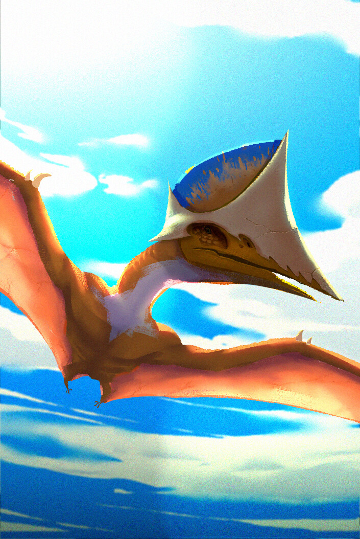 ArtStation - Pterosaur (sketch)
