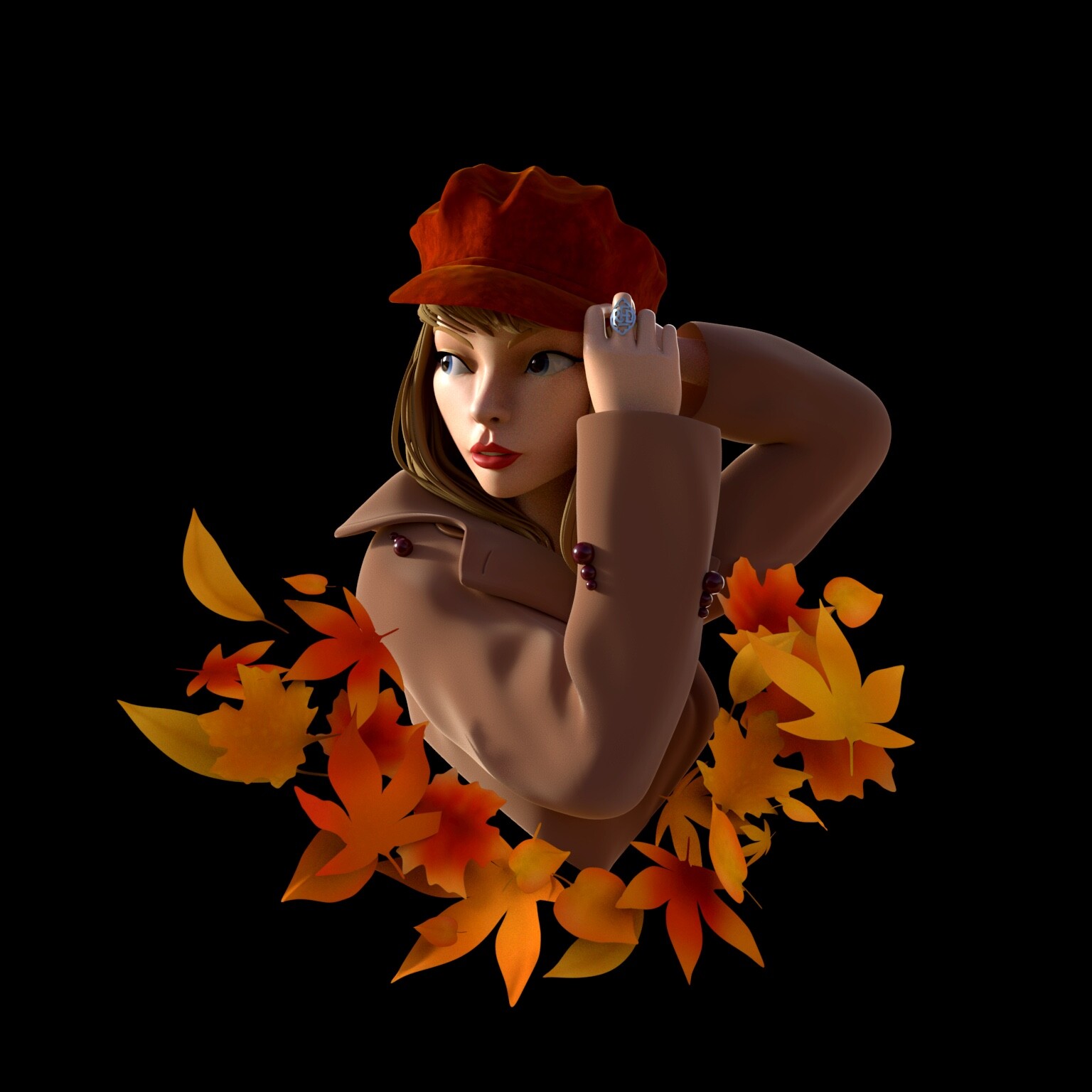 ArtStation - RED TAYLOR SWIFT TAYLORS VERSION