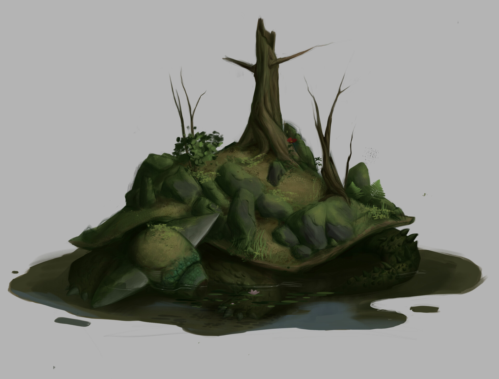 ArtStation - Fan Art de Pokémon (3/3) - Torterra