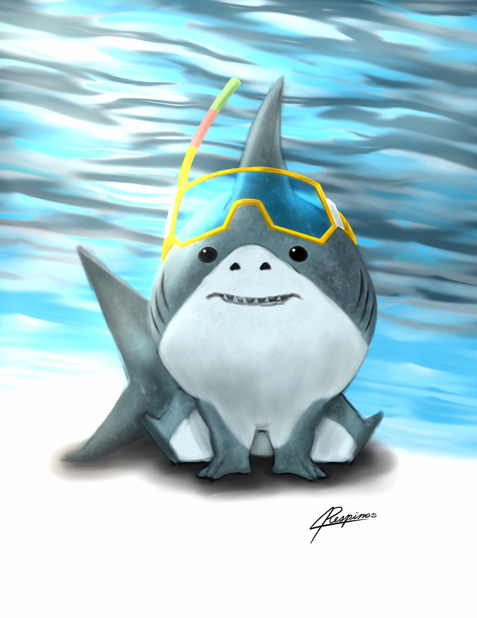 Gab Respino - Jeff the Land Shark - Concept Design