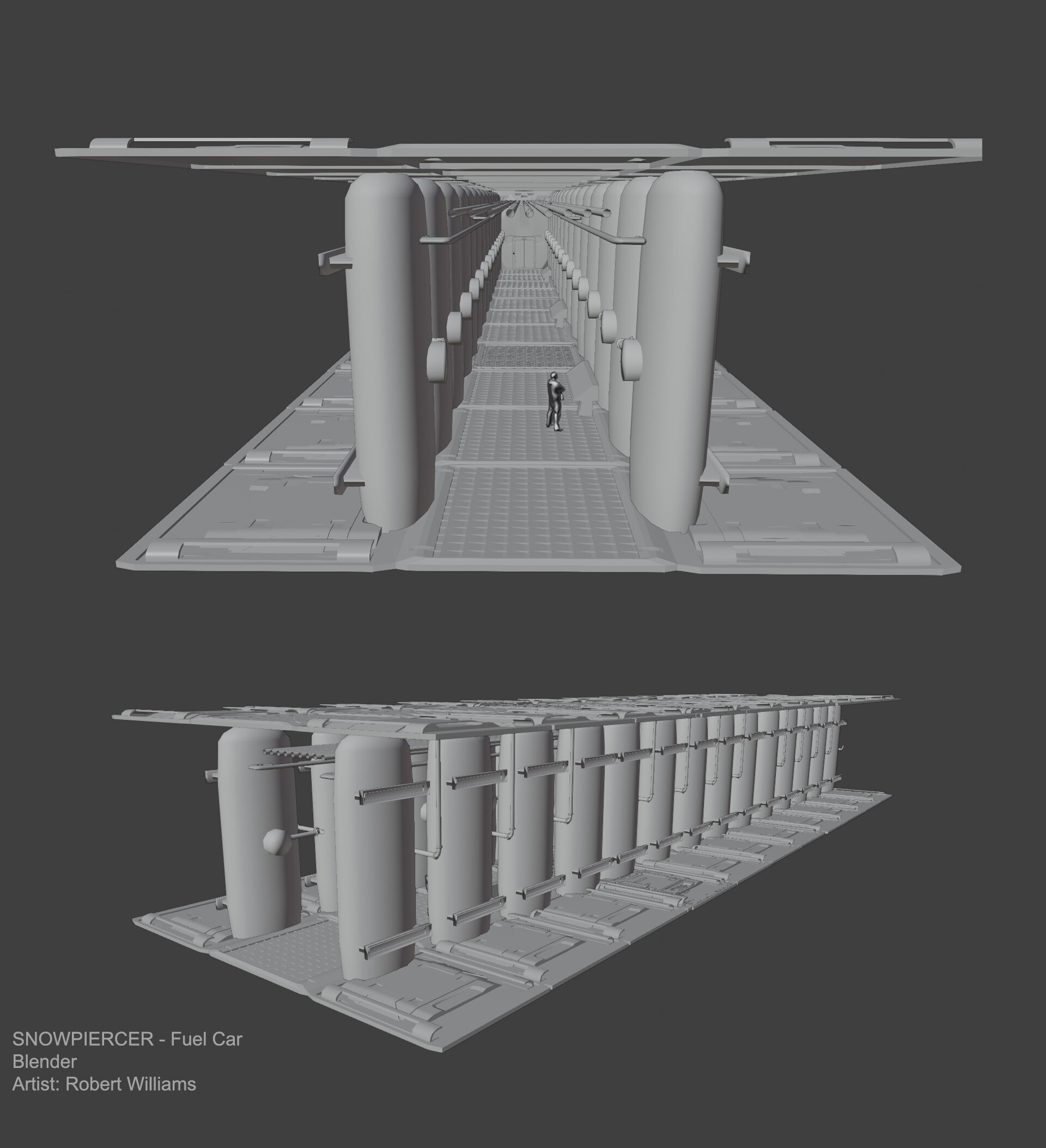 ArtStation - TNT Snowpiercer Train Car Designs