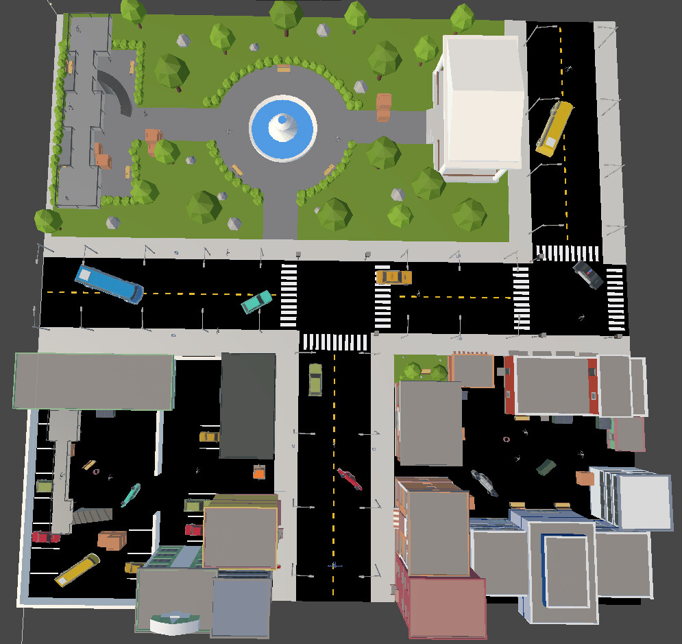 ArtStation - Downtown Level - Elementals