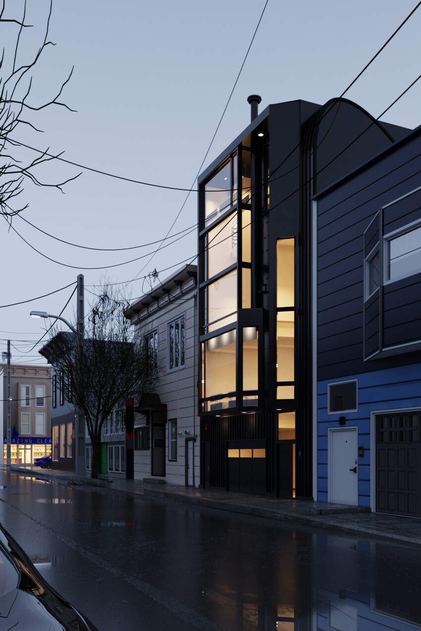 ArtStation - exterior rendering