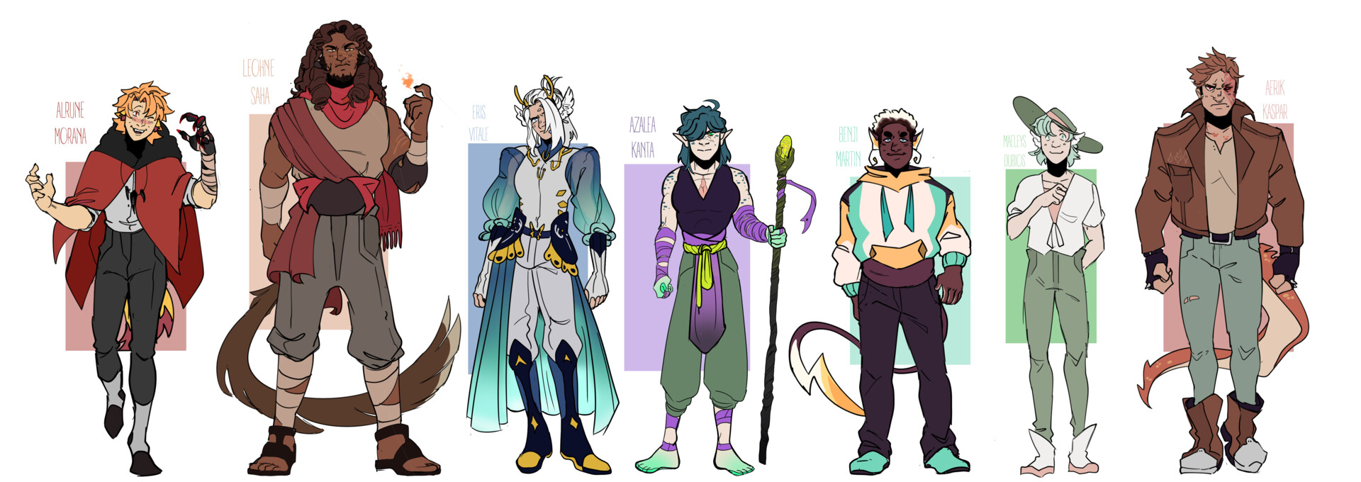 ArtStation - KNELL character lineup