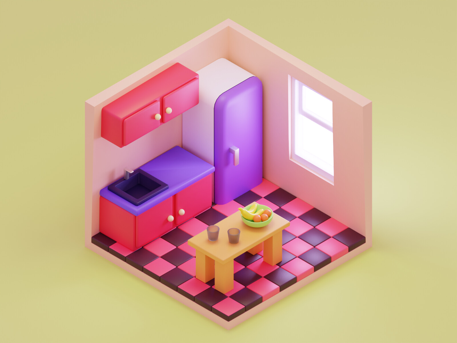 ArtStation - Mini Kitchen :P