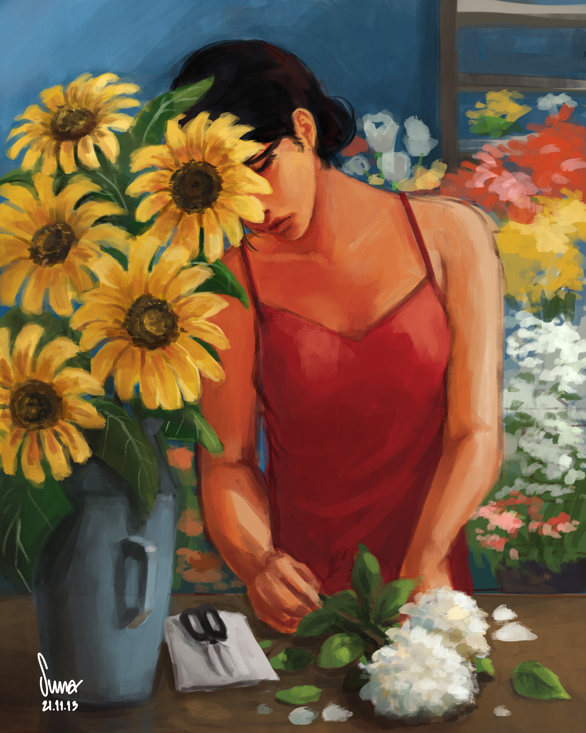 ArtStation - 211113 florist no3