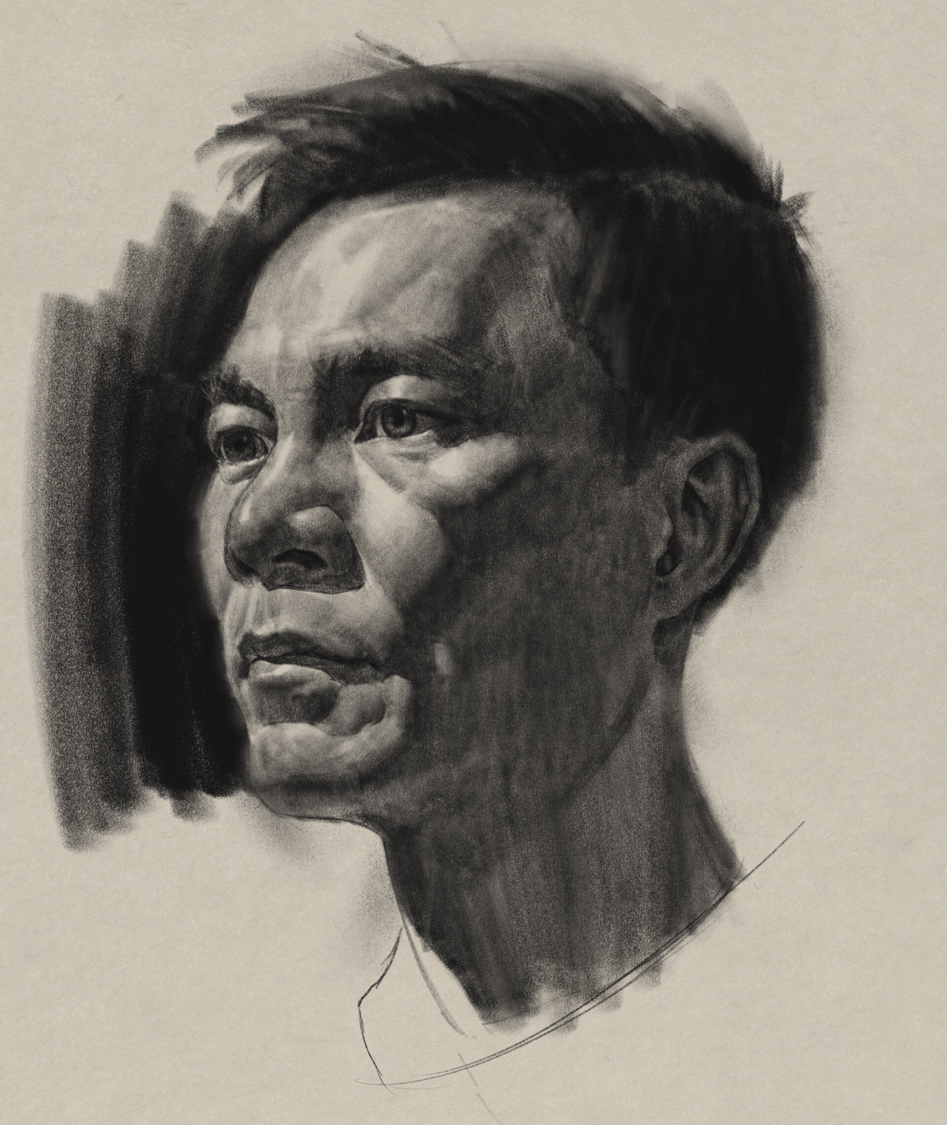 ArtStation - Digital Charcoal studies