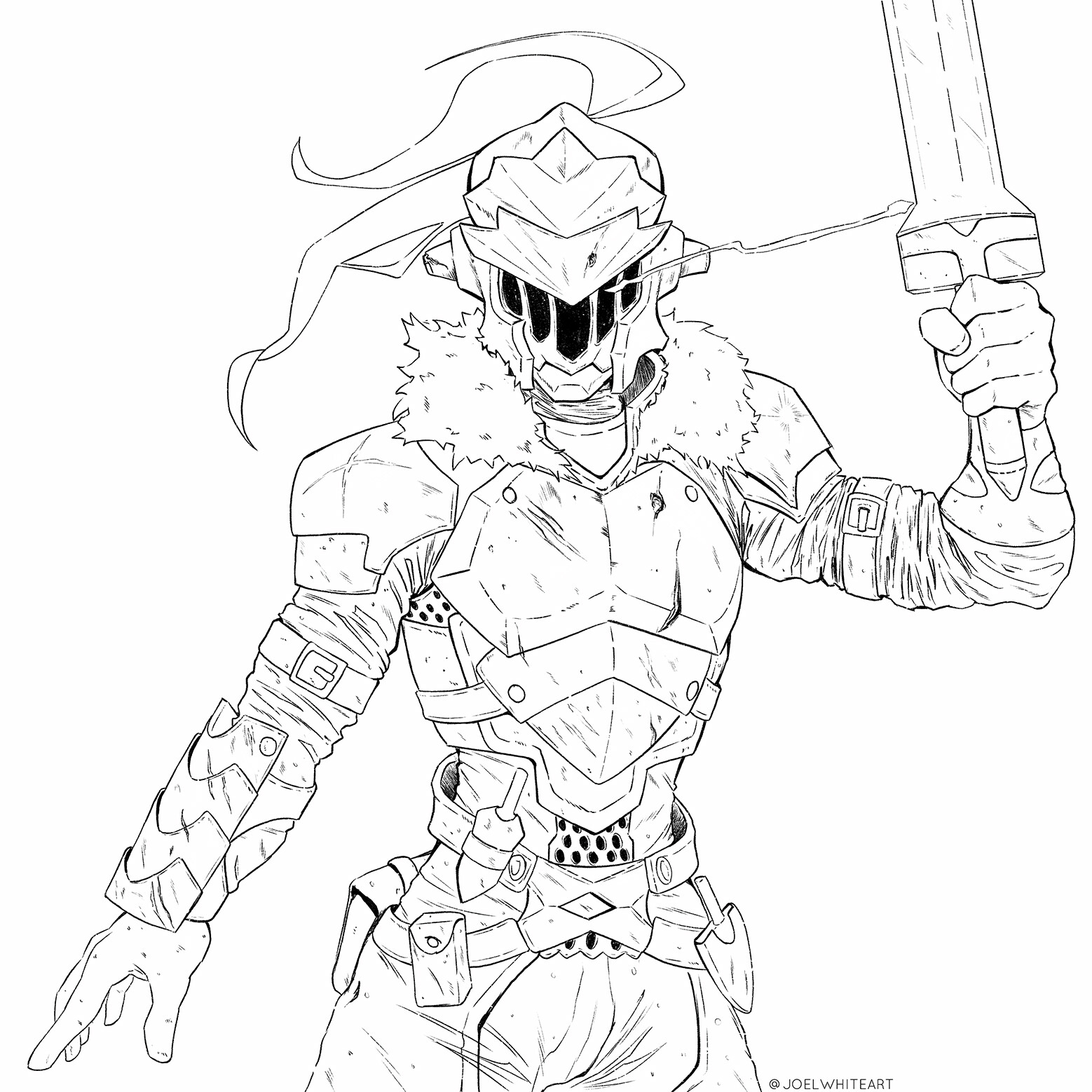 goblin slayer coloring pages