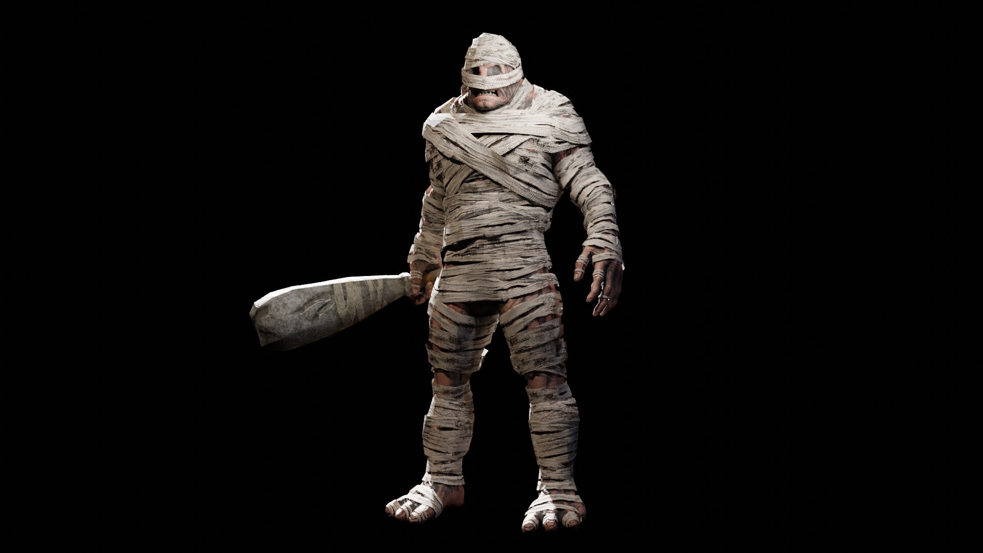 ArtStation - Mummy giant game ready