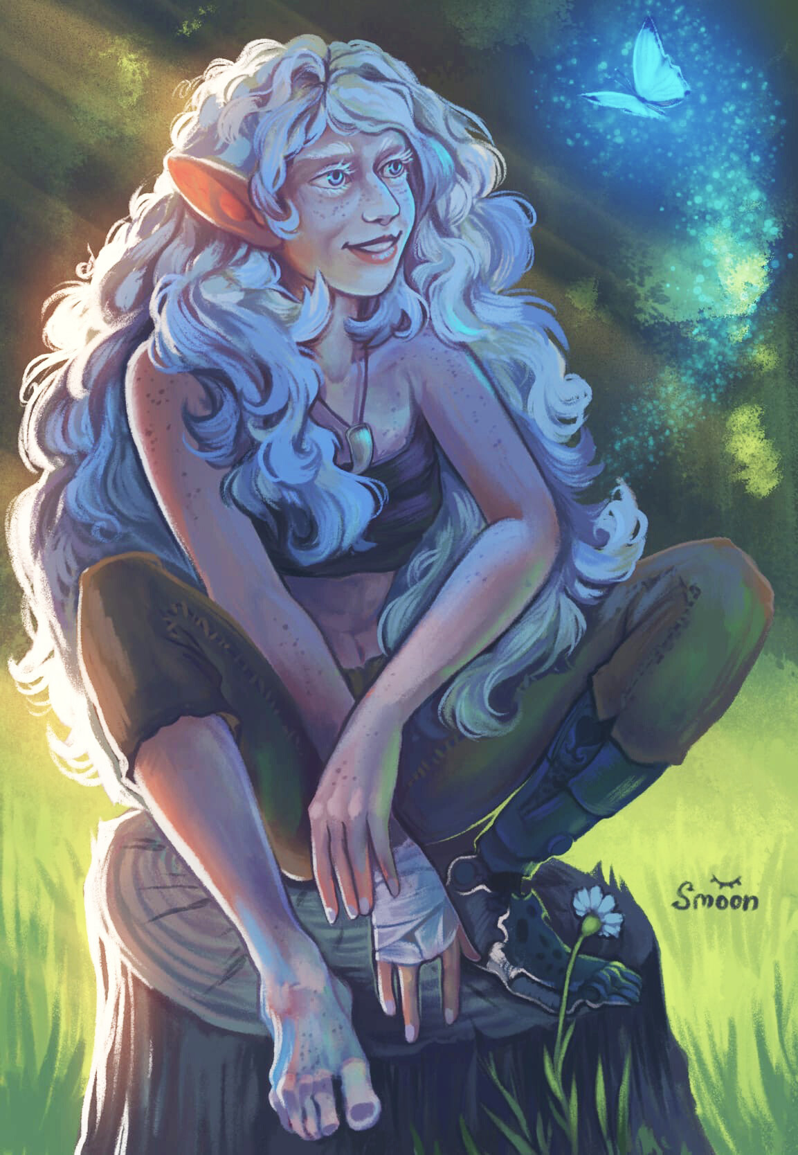 ArtStation - Jan is a moon elf