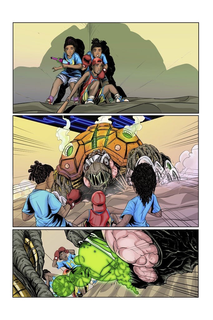 ArtStation - Comic book page sample