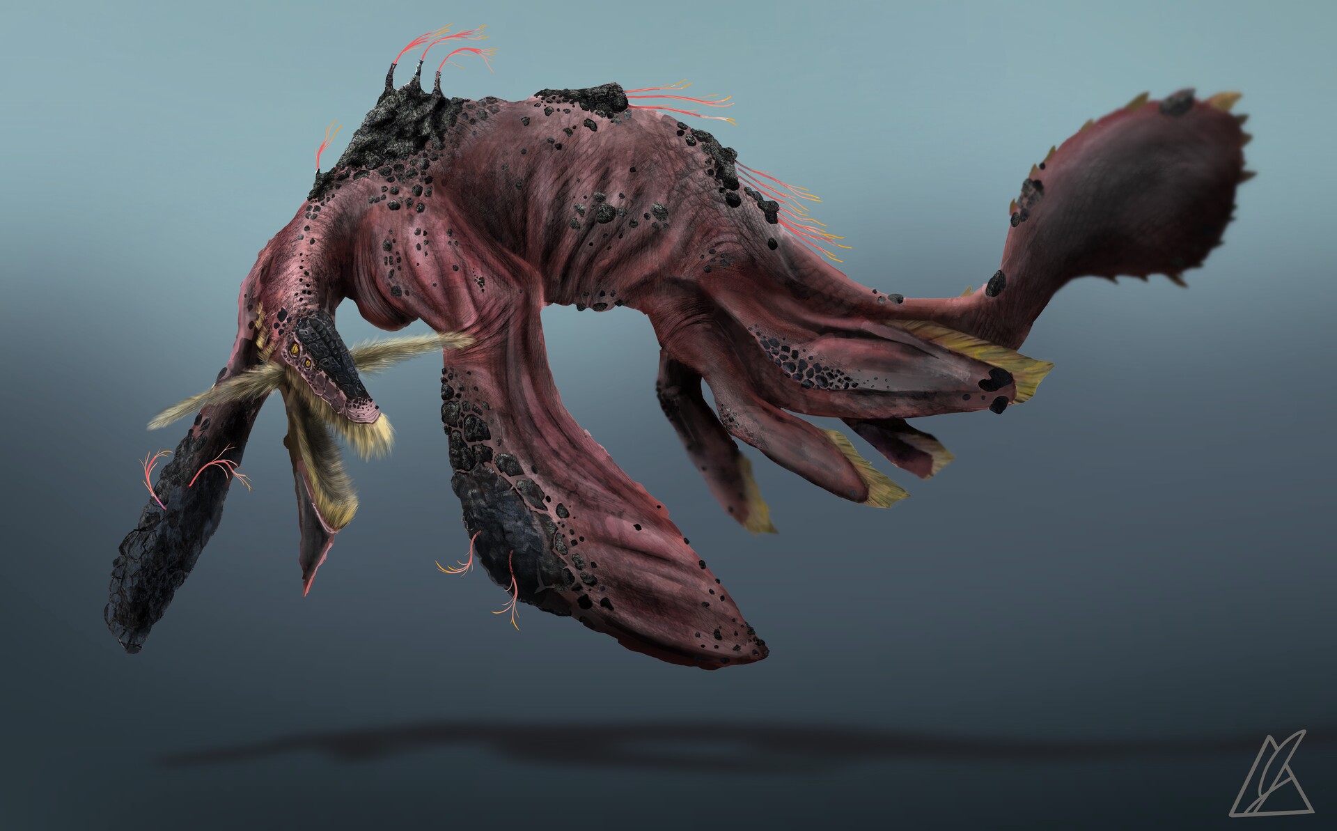 ArtStation - Brine whale leviathan