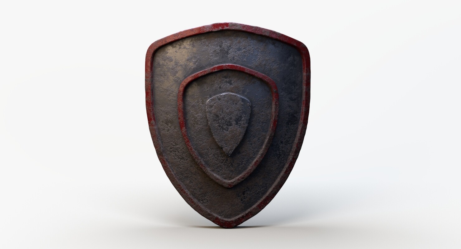 3D Assets Repository - Heater Shield