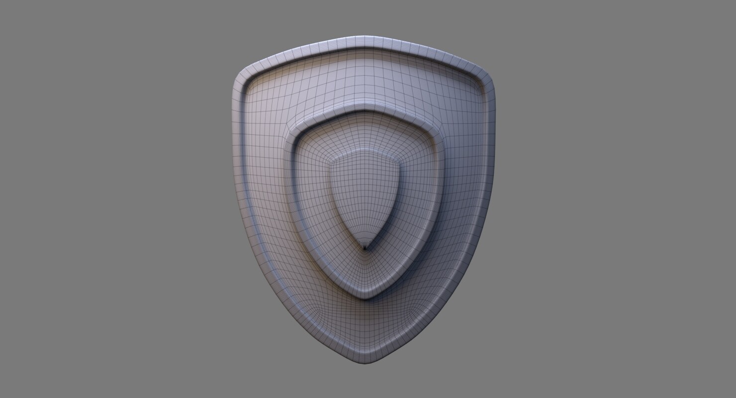 3D Assets Repository - Heater Shield
