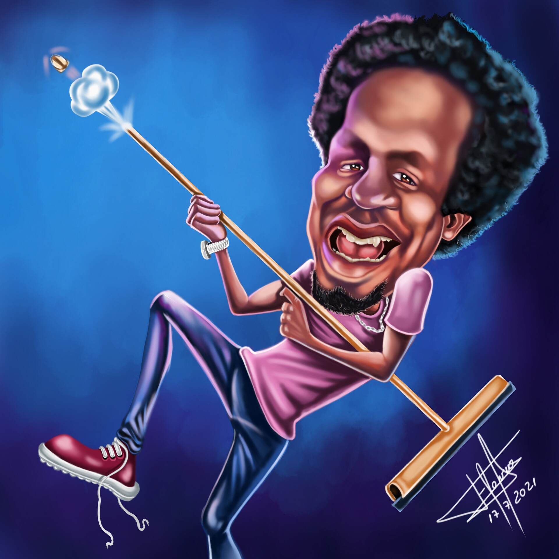 ArtStation - Caricatura de Humorista