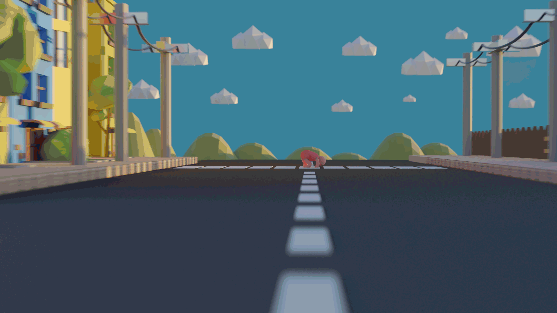 Moving Road Animation