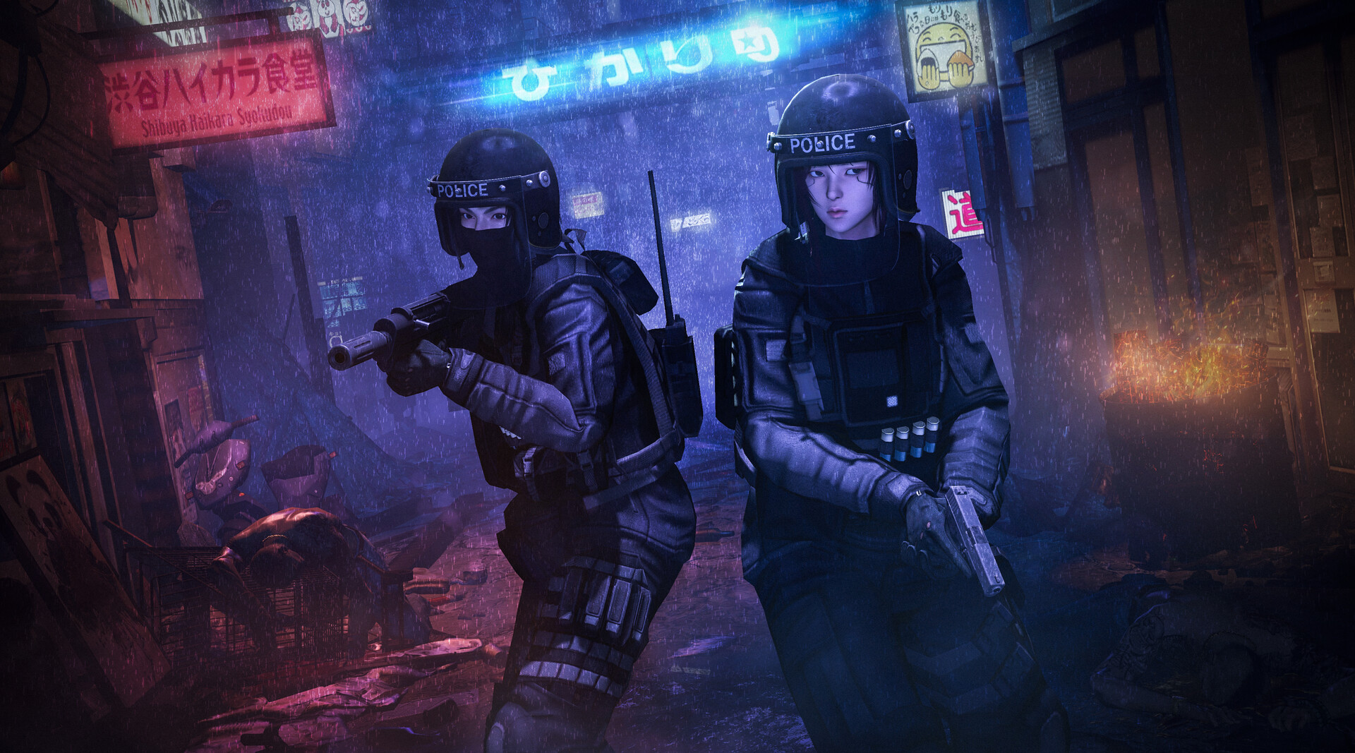 ArtStation - POLICE ASSAULT
