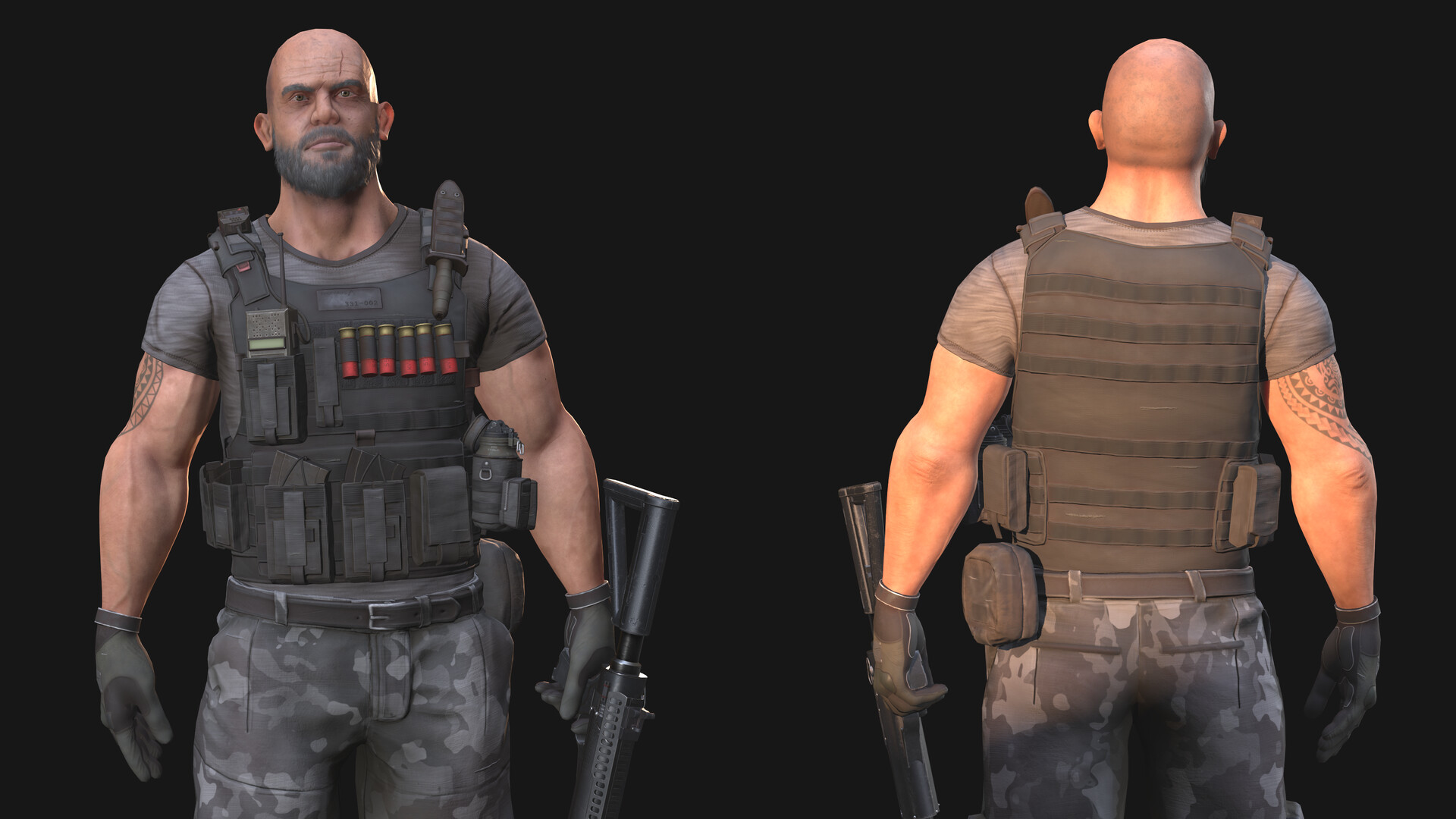 ArtStation - MERCENARY GAME READY