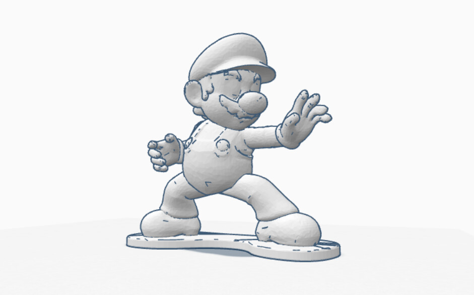 ArtStation - Mario 3-D Model for printing