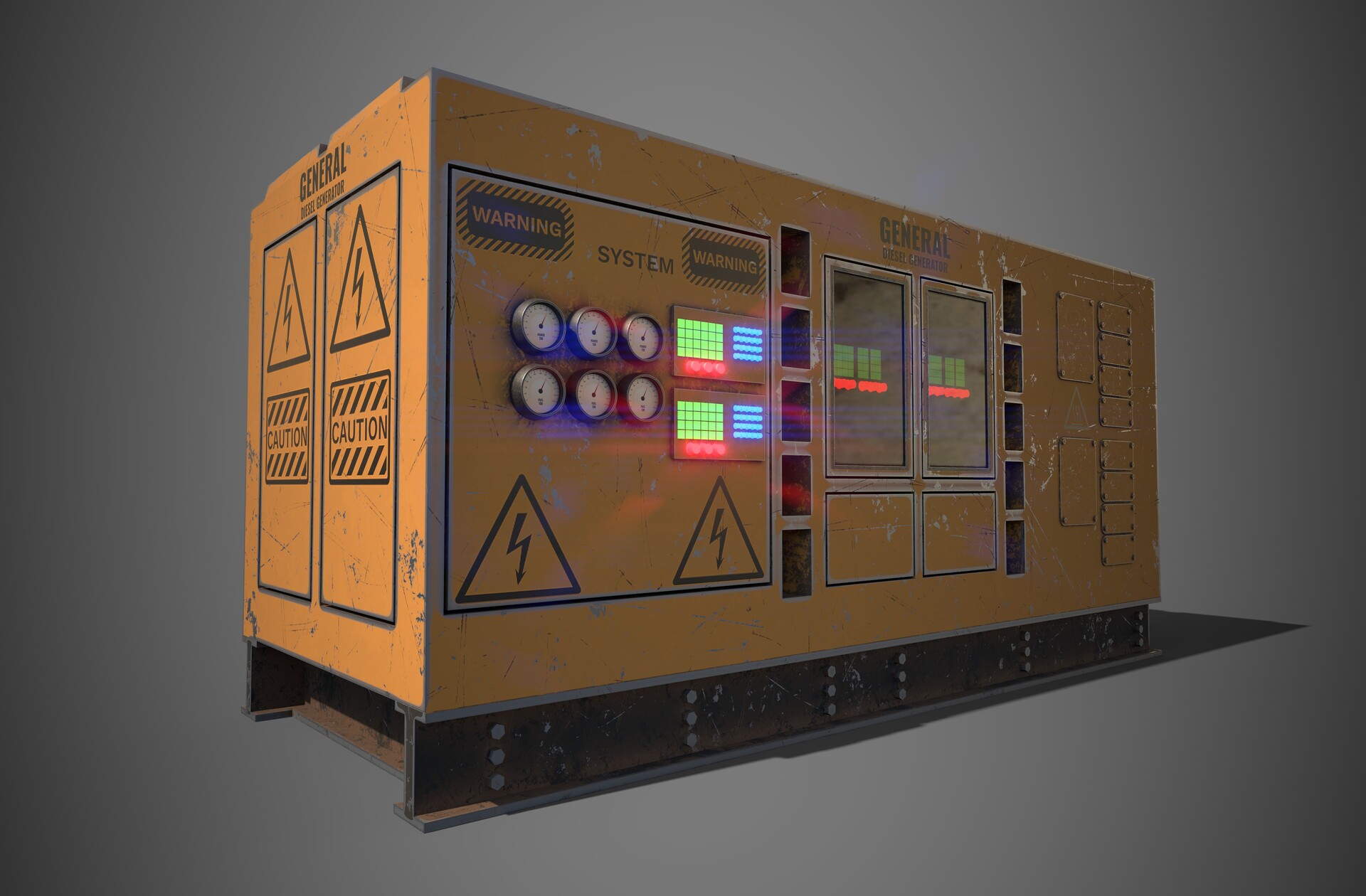 ArtStation - Diesel Generator