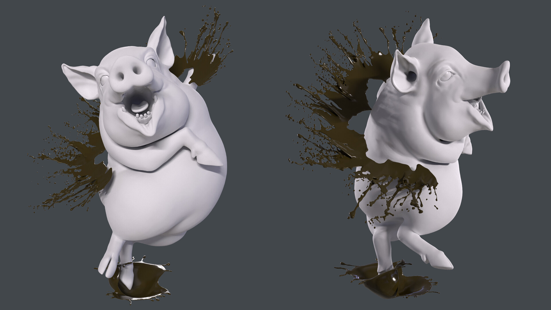 ArtStation - Happy Pig